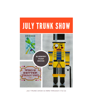 Blueberry Point Needlepoint Canvases | Garden Gate