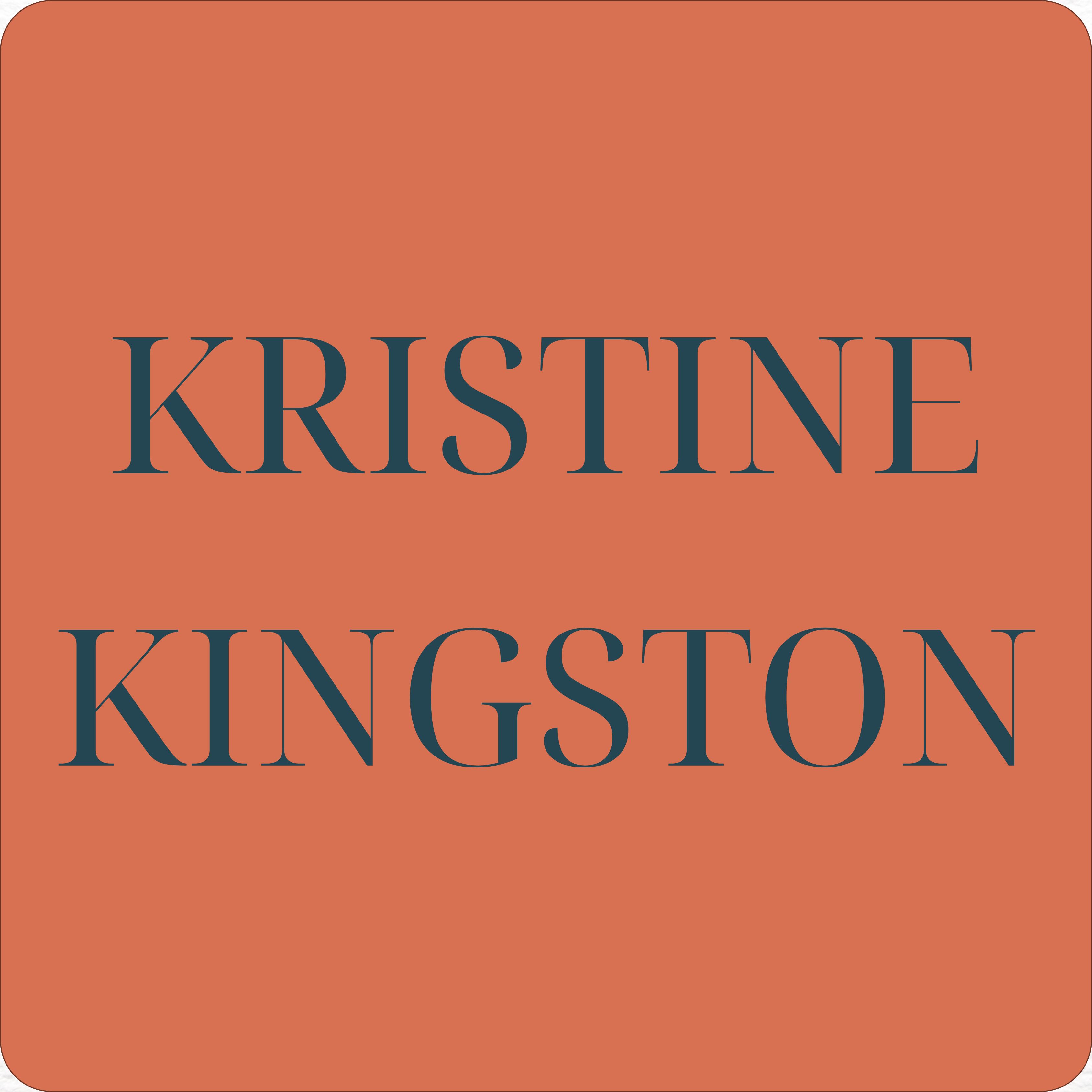 Kristine Kingston Needlepoint Canvas | Garden Gate